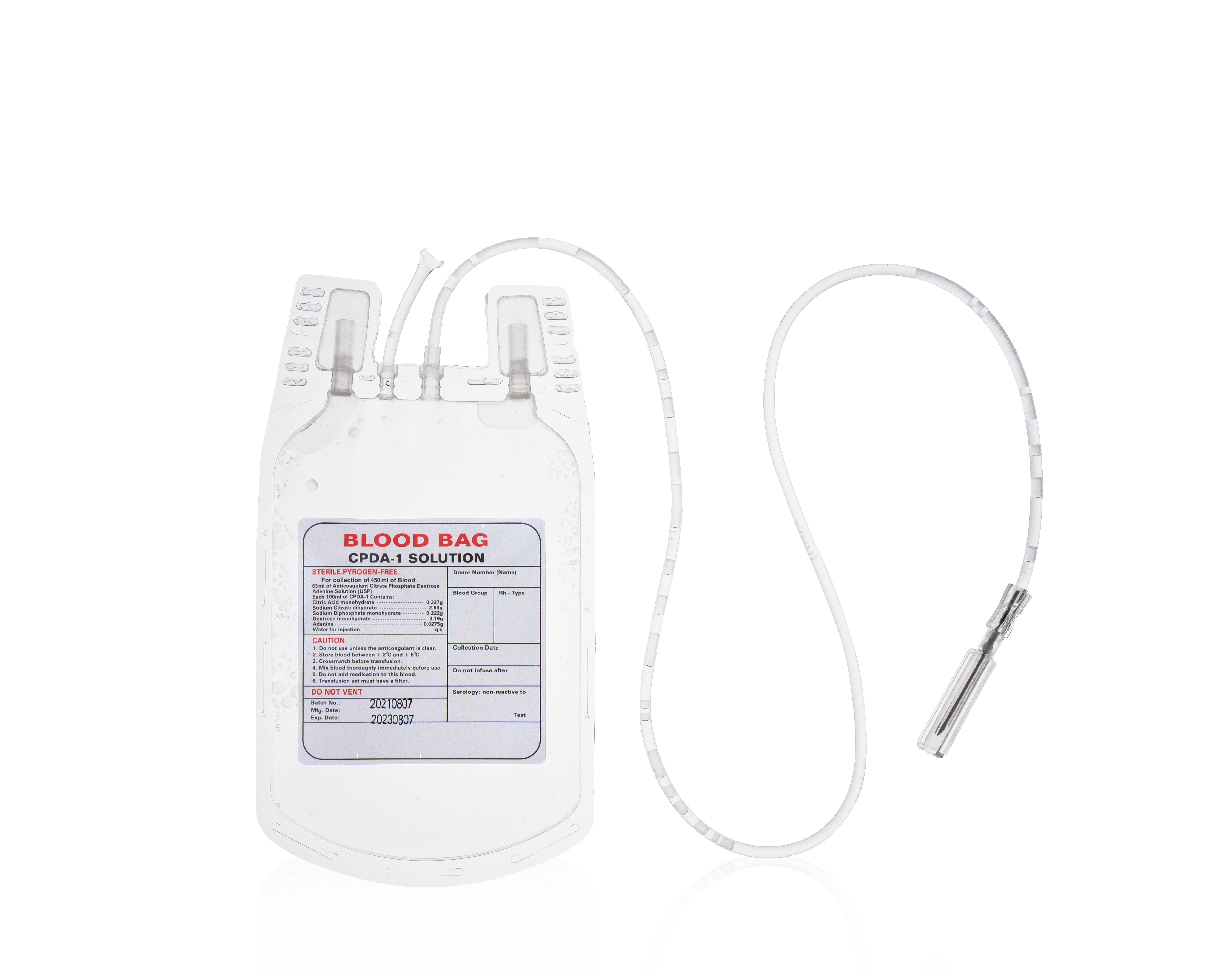 Single Blood Collection Bags - WEGO Medical